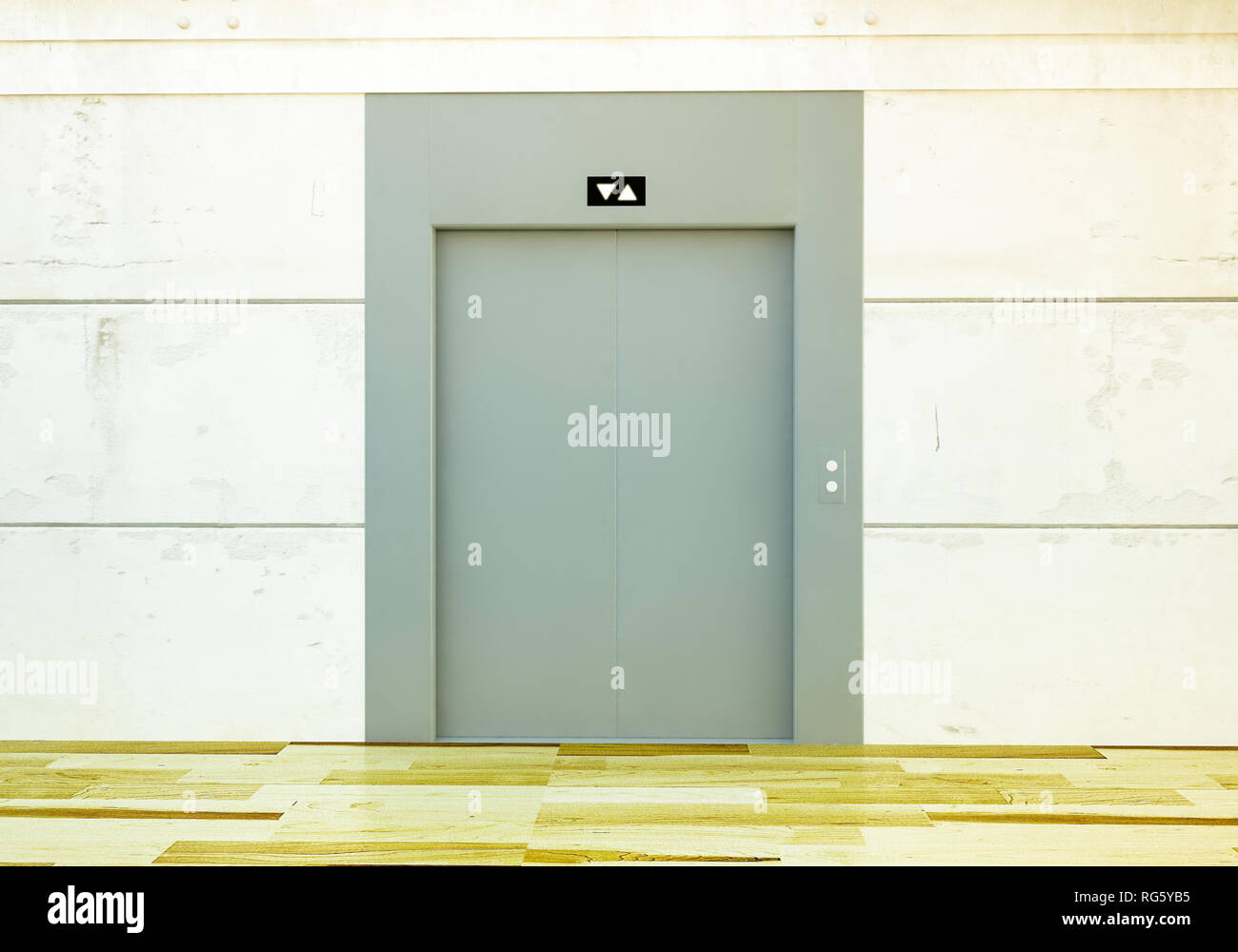 3d rendering of mockup elevator Stock Photo - Alamy