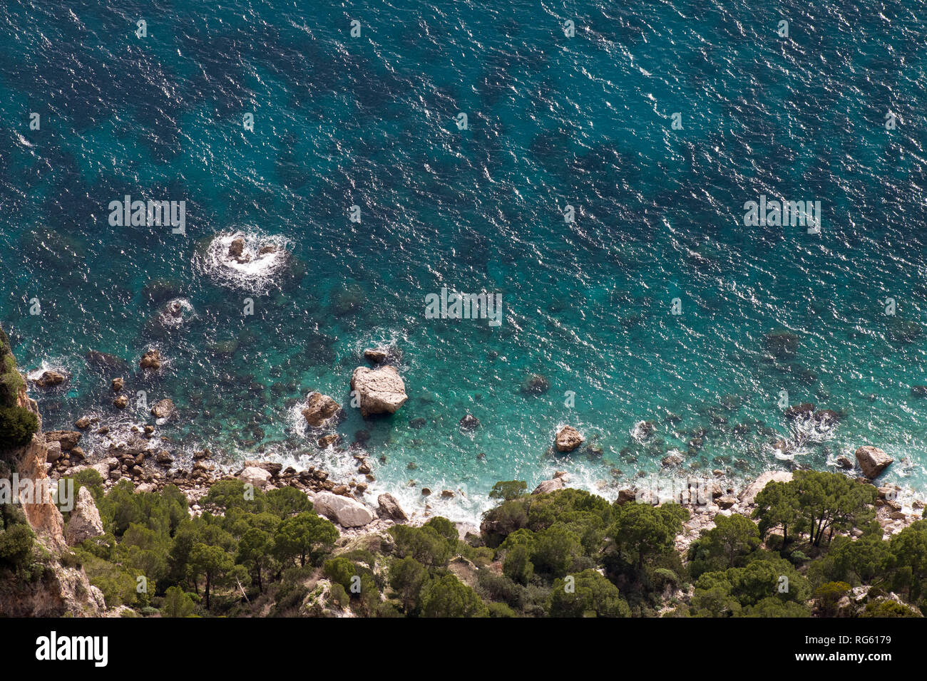 Land vs Sea Stock Photo - Alamy