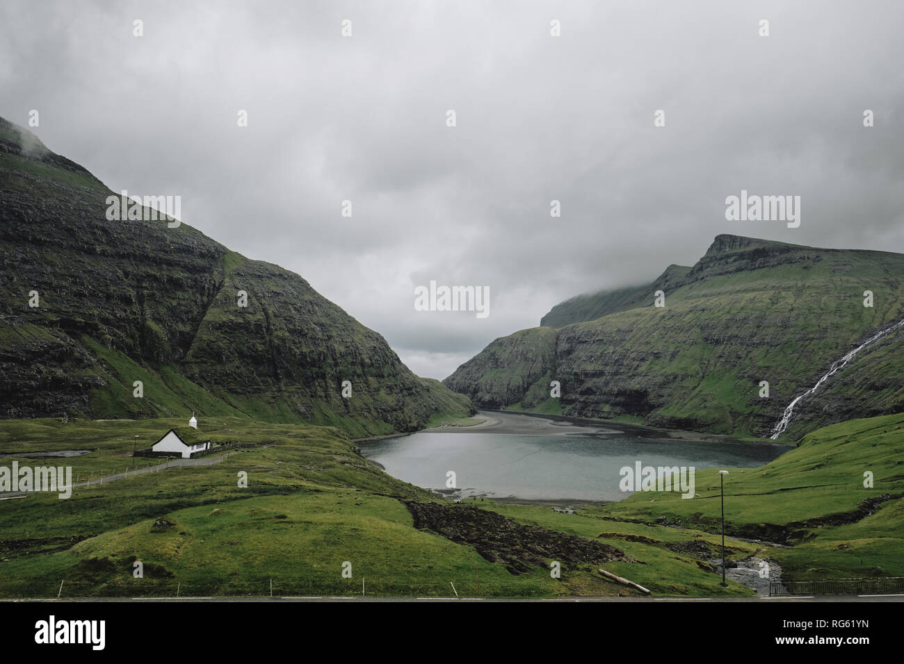Saksun church faroe islands hi-res stock photography and images - Alamy