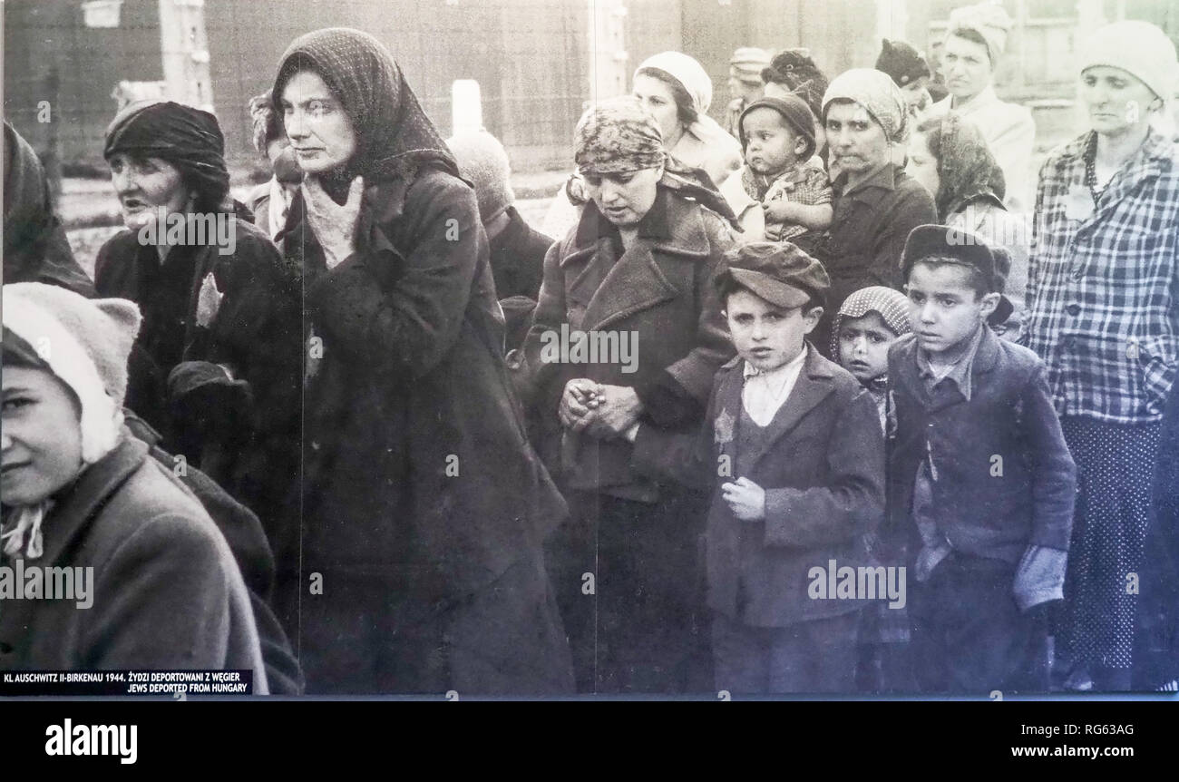 Auschwitz-Birkenau, Poland - August 1, 2017: Images of prison ...