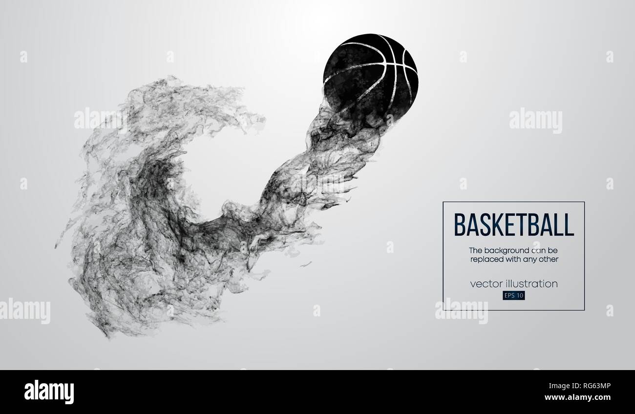 Abstract silhouette of a basketball ball Stock Vector Image & Art - Alamy