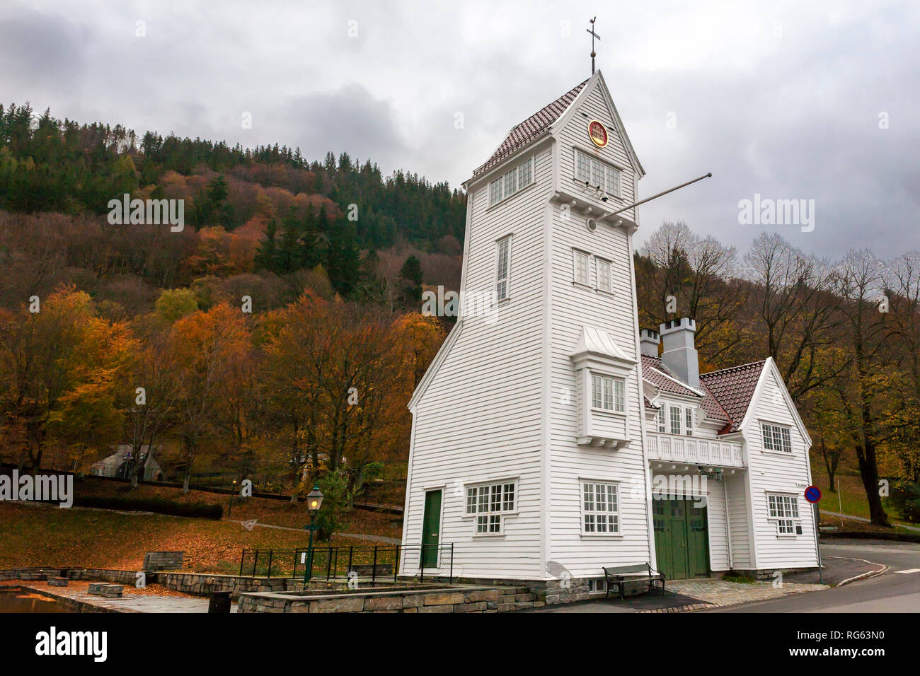 Skansen Fire Station, 1903, Bergen, Norway Stock Photo - Alamy