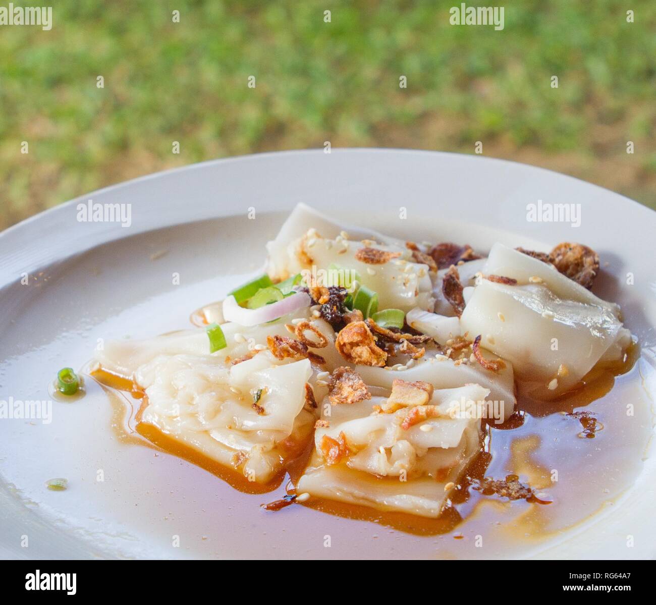 Chee Cheong fun, chinese rice noodle roll Stock Photo - Alamy