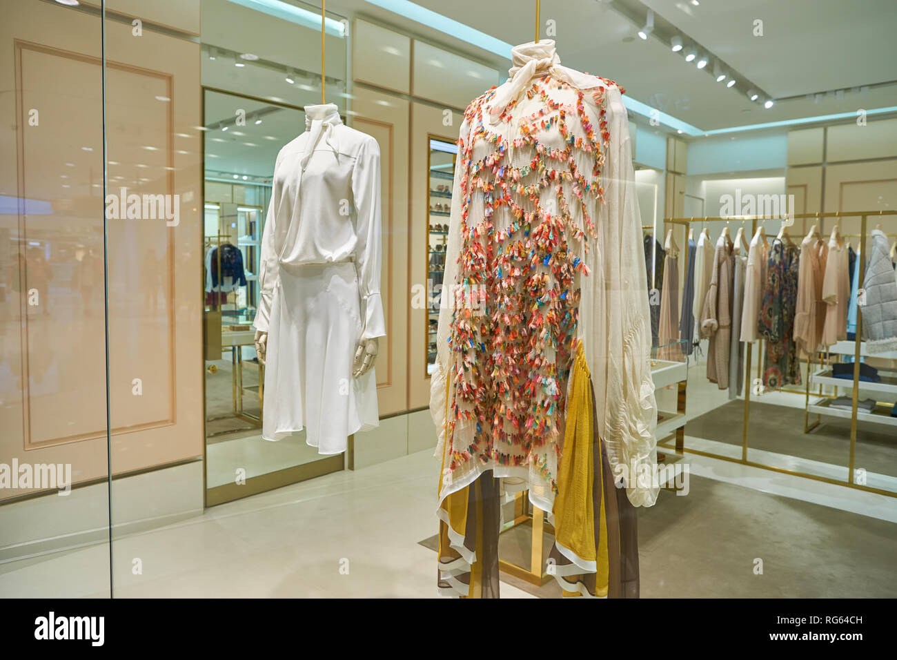 HONG KONG - CIRCA SEPTEMBER, 2016: Chloe store in Hong Kong. Shopping ...