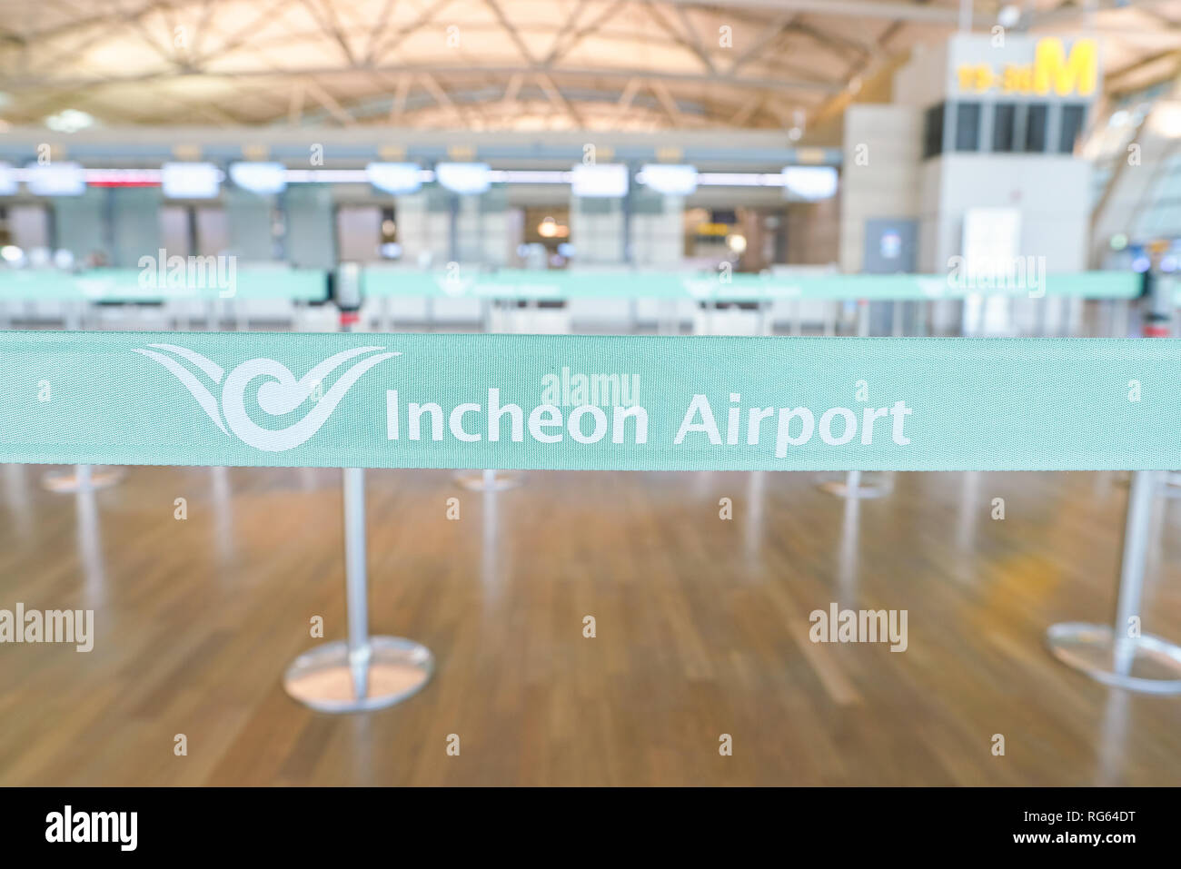 INCHEON, SOUTH KOREA - CIRCA MAY, 2017: close up shot of Incheon ...