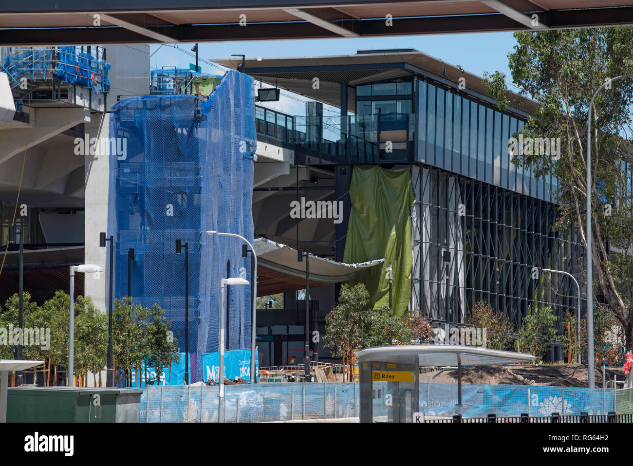 Jan 2019 Sydney Australia: As part of the new Metro Northwest train ...