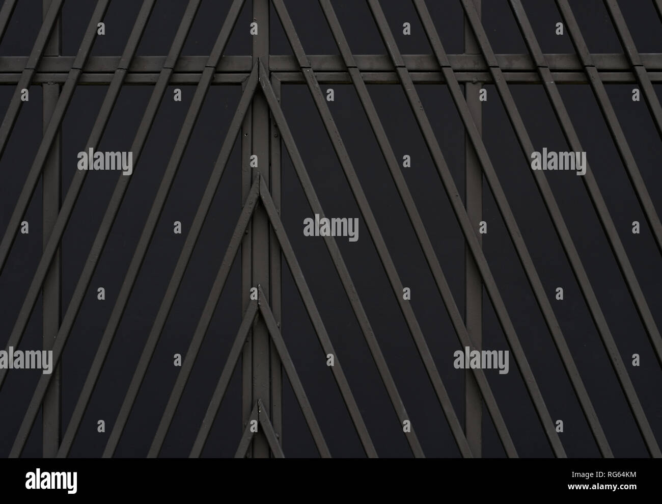 Striped metal line of wall Stock Photo - Alamy