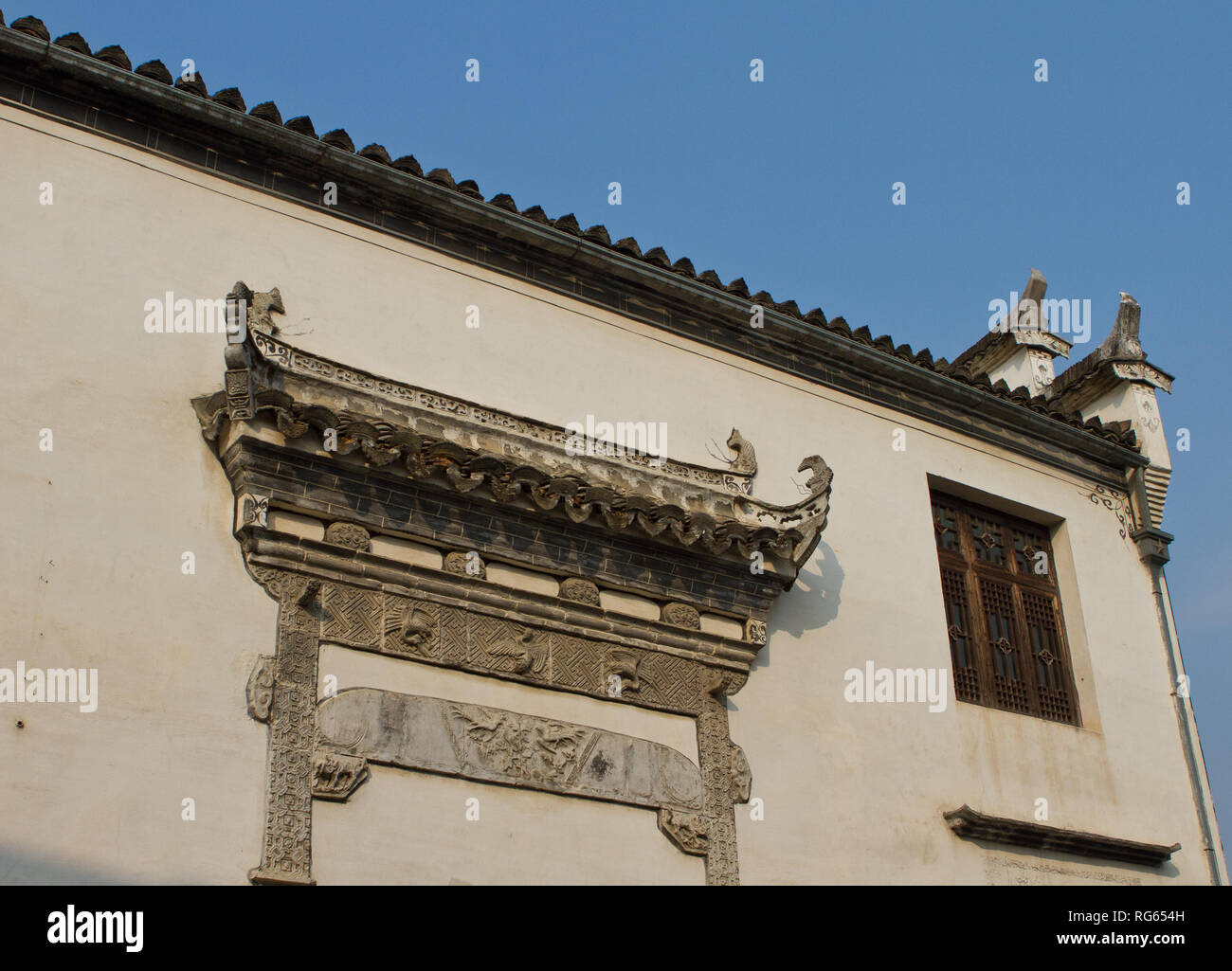 Hui zhou roof in China Stock Photo - Alamy