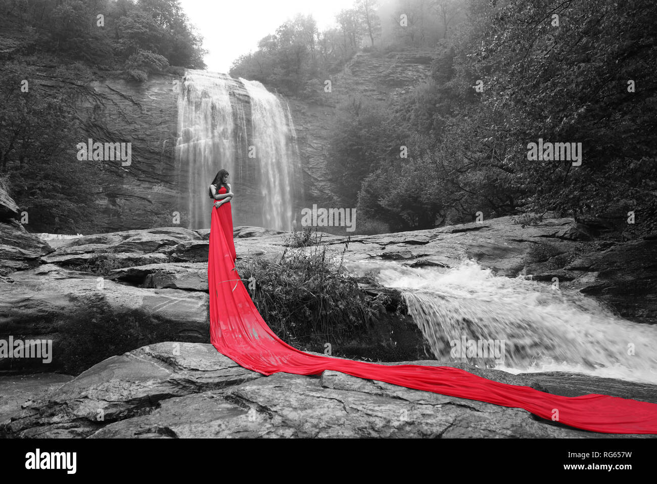Waterfall model hi-res stock photography and images - Alamy