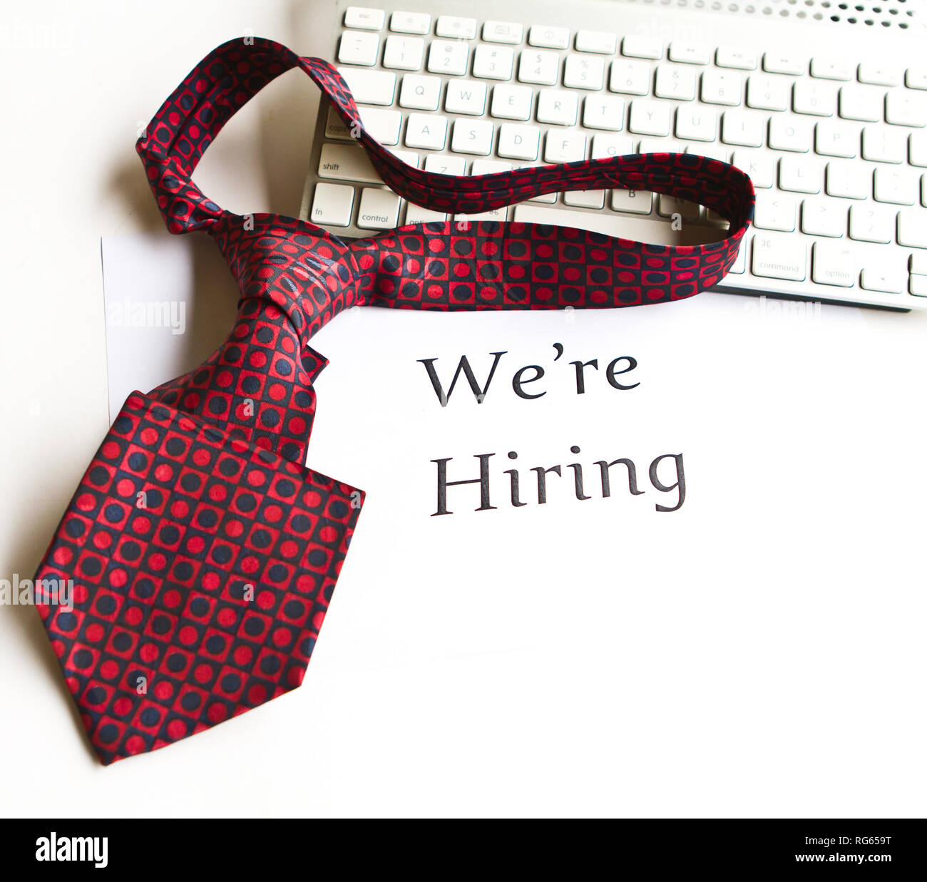 We are hiring Stock Photo - Alamy