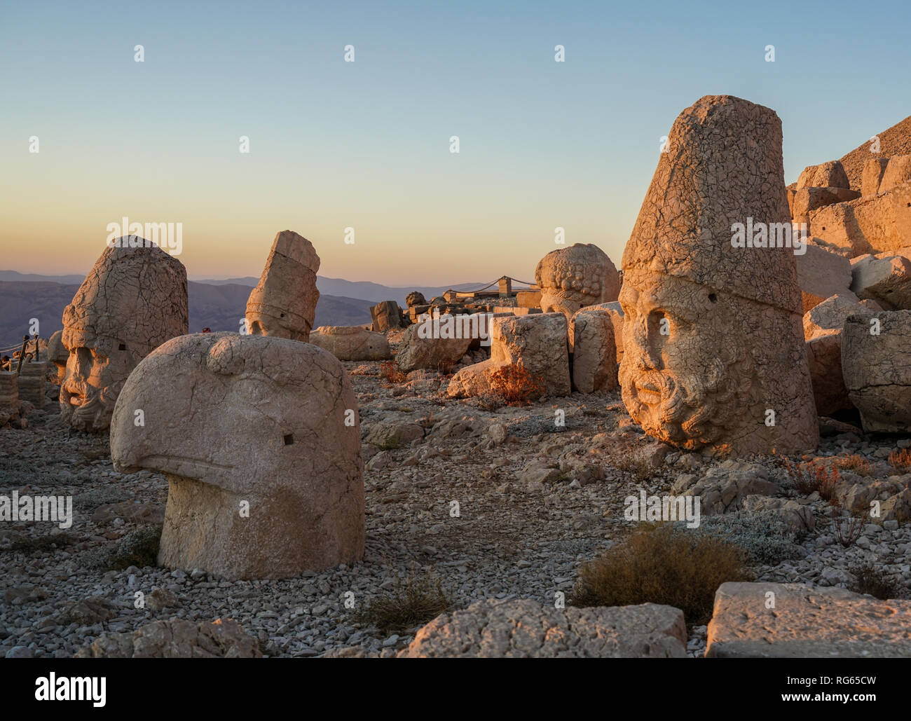Statues of Mount Nemrut, Adiyaman, Turkey Stock Photo - Alamy