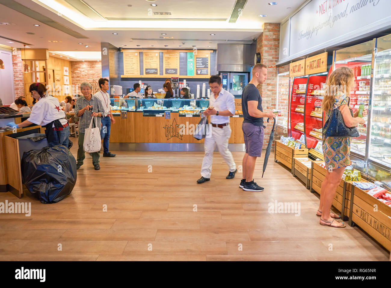 Pret a manger counter hi-res stock photography and images - Alamy