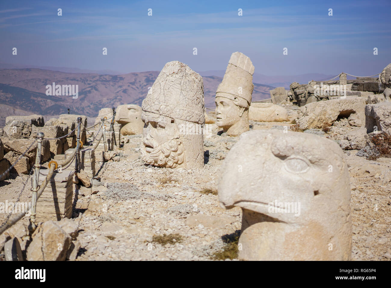 Statues of Mount Nemrut, Adiyaman, Turkey Stock Photo - Alamy