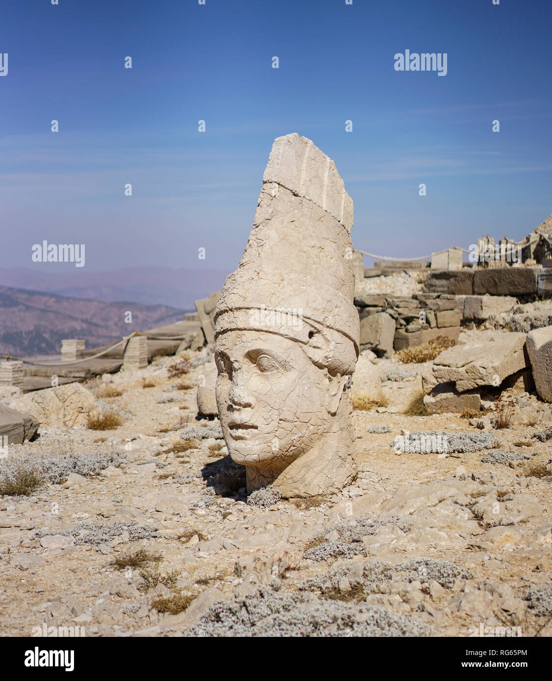 Statues of Mount Nemrut, Adiyaman, Turkey Stock Photo - Alamy