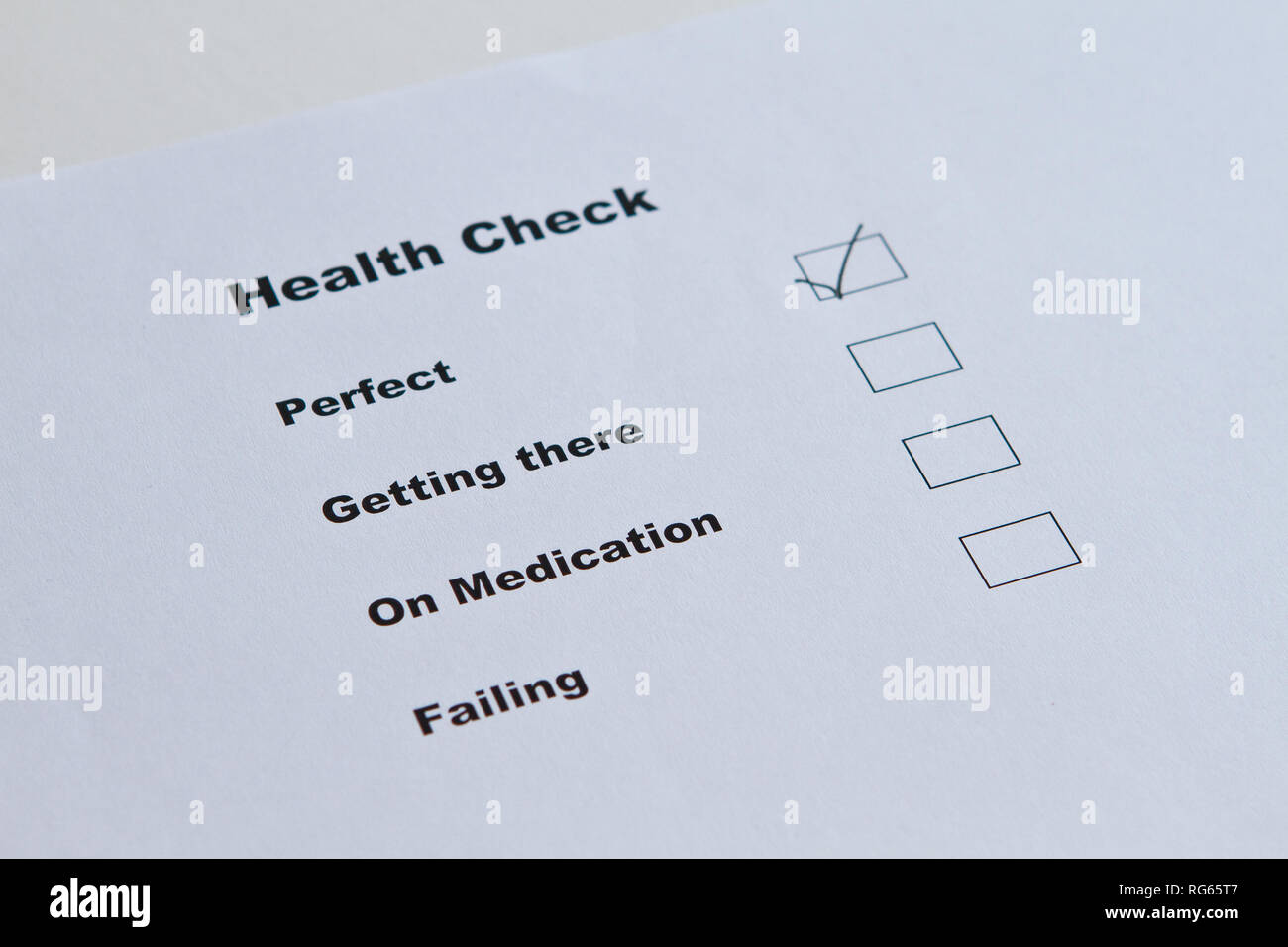 Annual medical check up hi-res stock photography and images - Alamy
