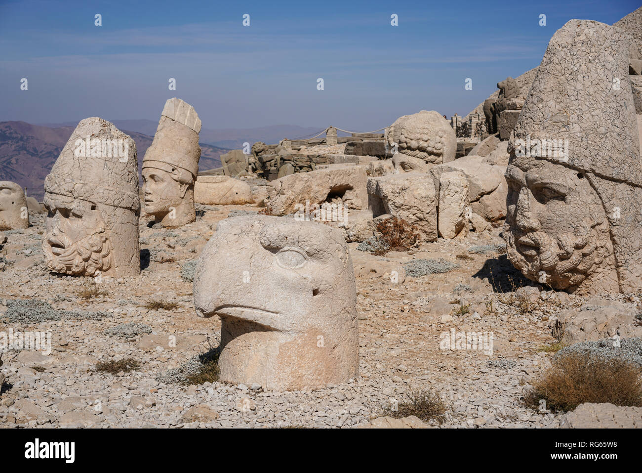 Statues of Mount Nemrut, Adiyaman, Turkey Stock Photo - Alamy