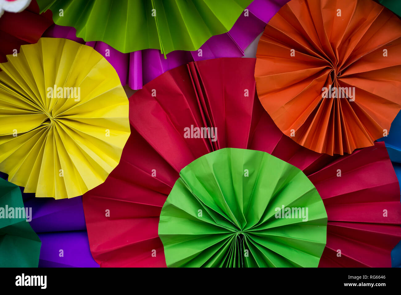 Colorful paper art Stock Photo - Alamy