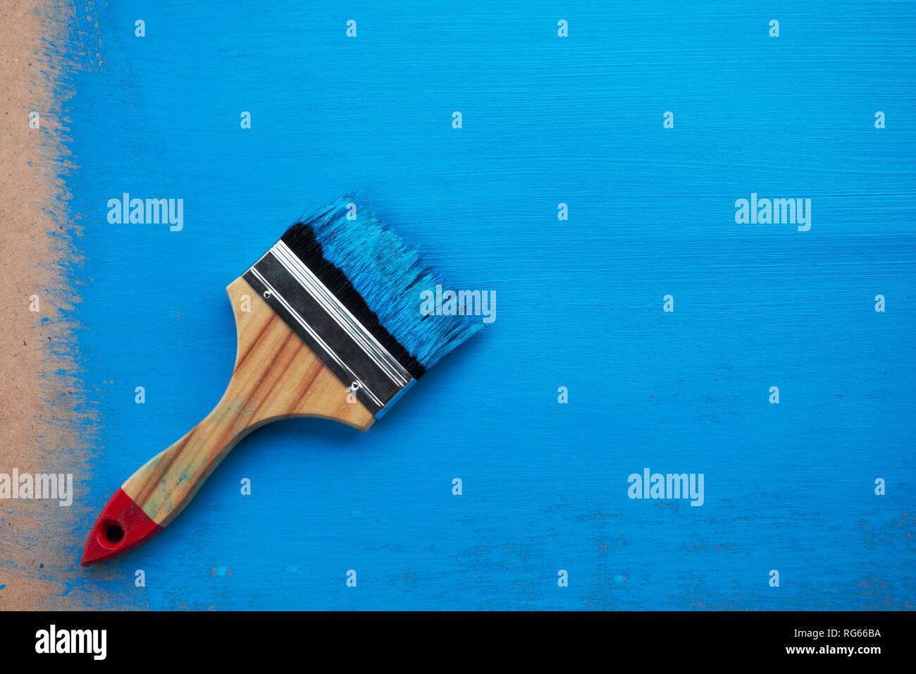 Paint blue color Stock Photo - Alamy