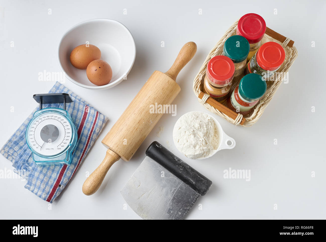 Group of kitchen utensil Stock Photo - Alamy