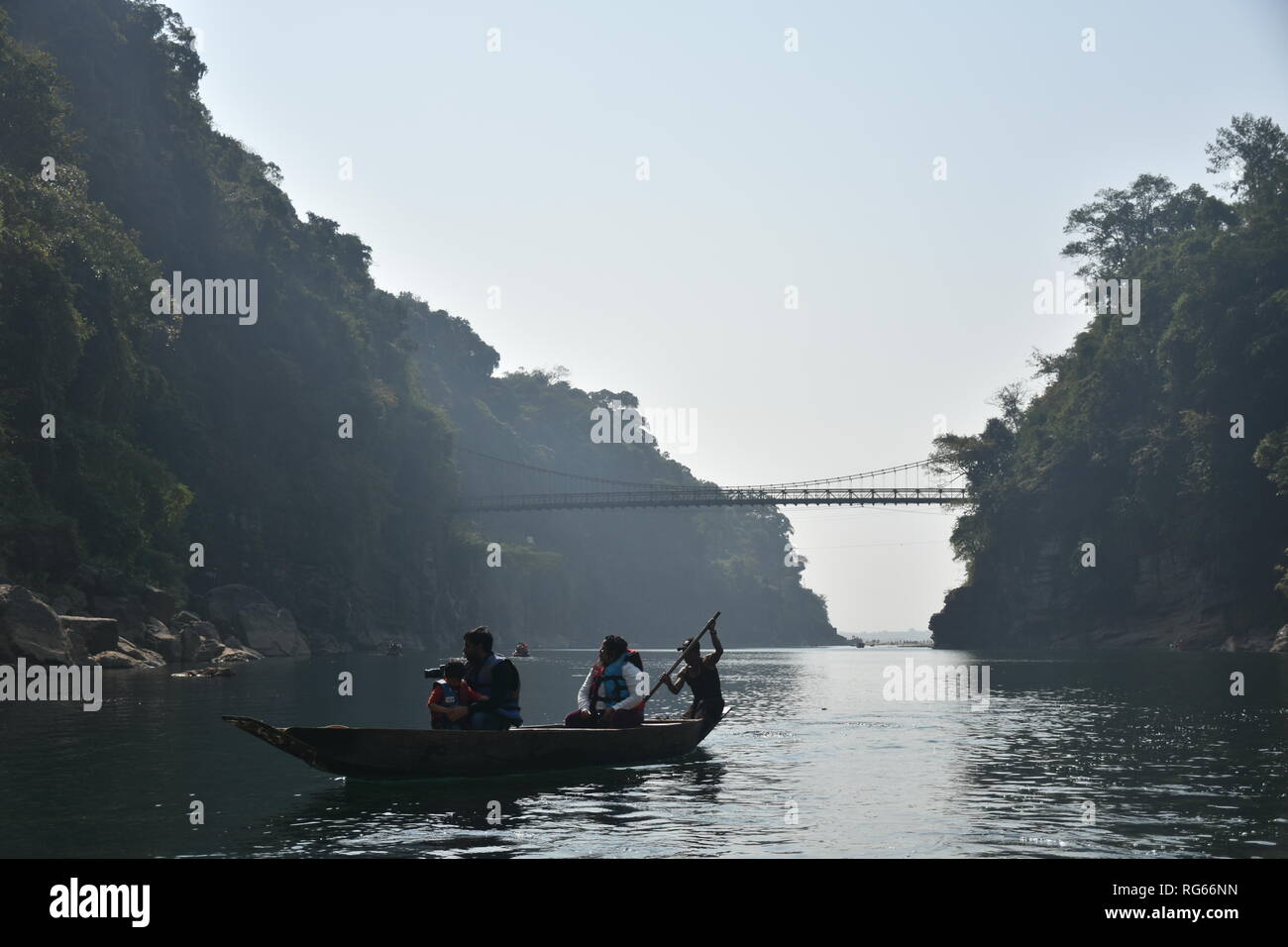 Bridge Connected two country Stock Photo - Alamy