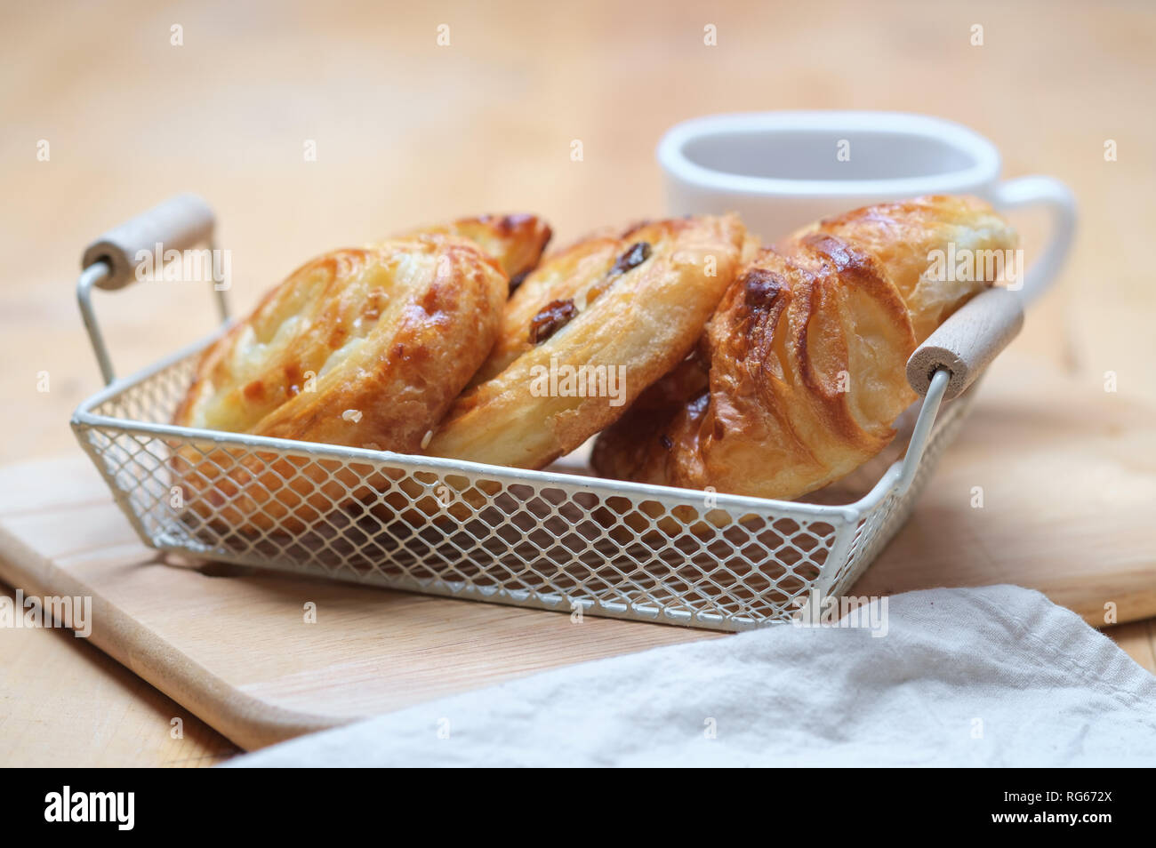 Danish raisin roll hi-res stock photography and images - Alamy