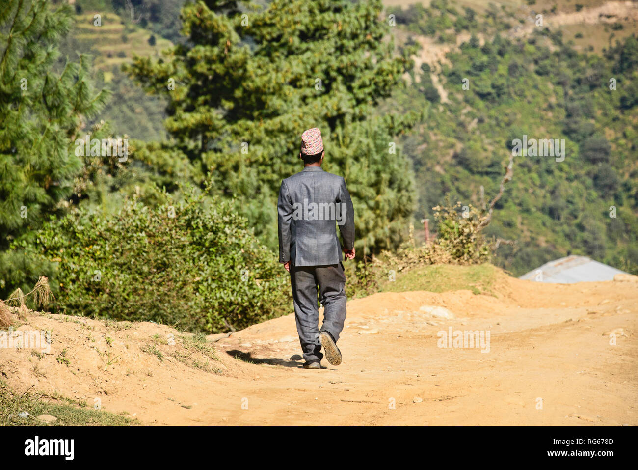 Traditional nepali hat hi-res stock photography and images - Alamy