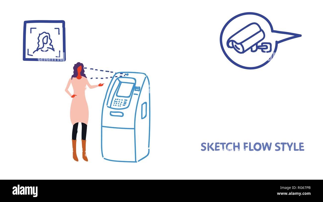 Atm face display Stock Vector Images - Alamy