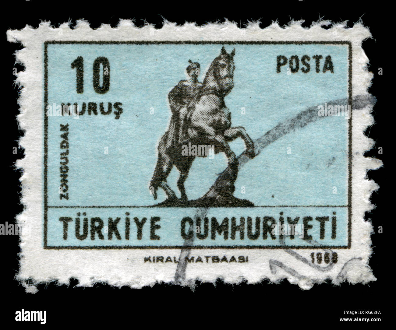 Postage stamp from Turkey in the Definitive Postage Stamps, 1968 ...