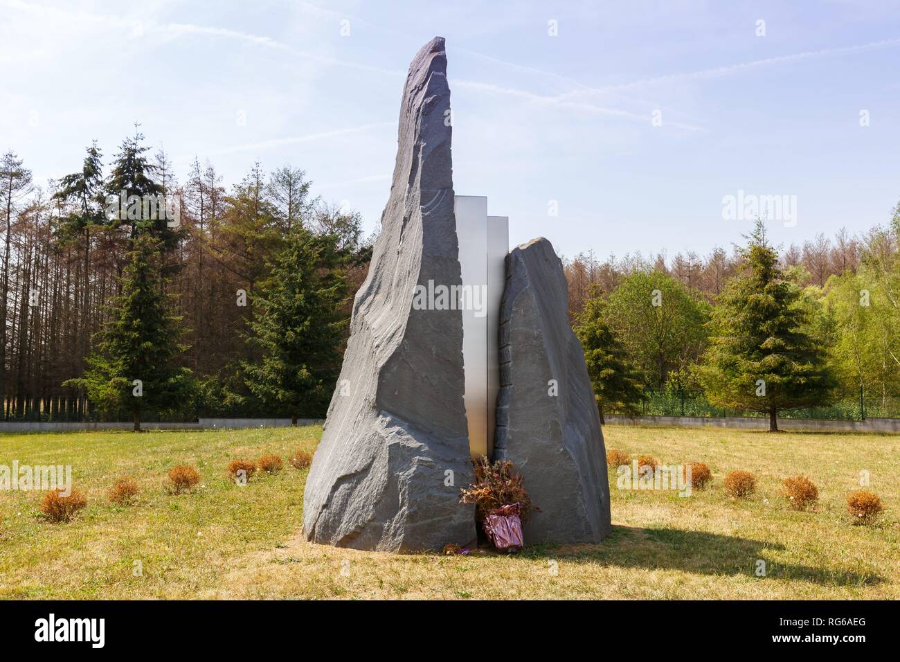 Paris, France - August 16, 2018: Concorde crash memorial at Paris ...