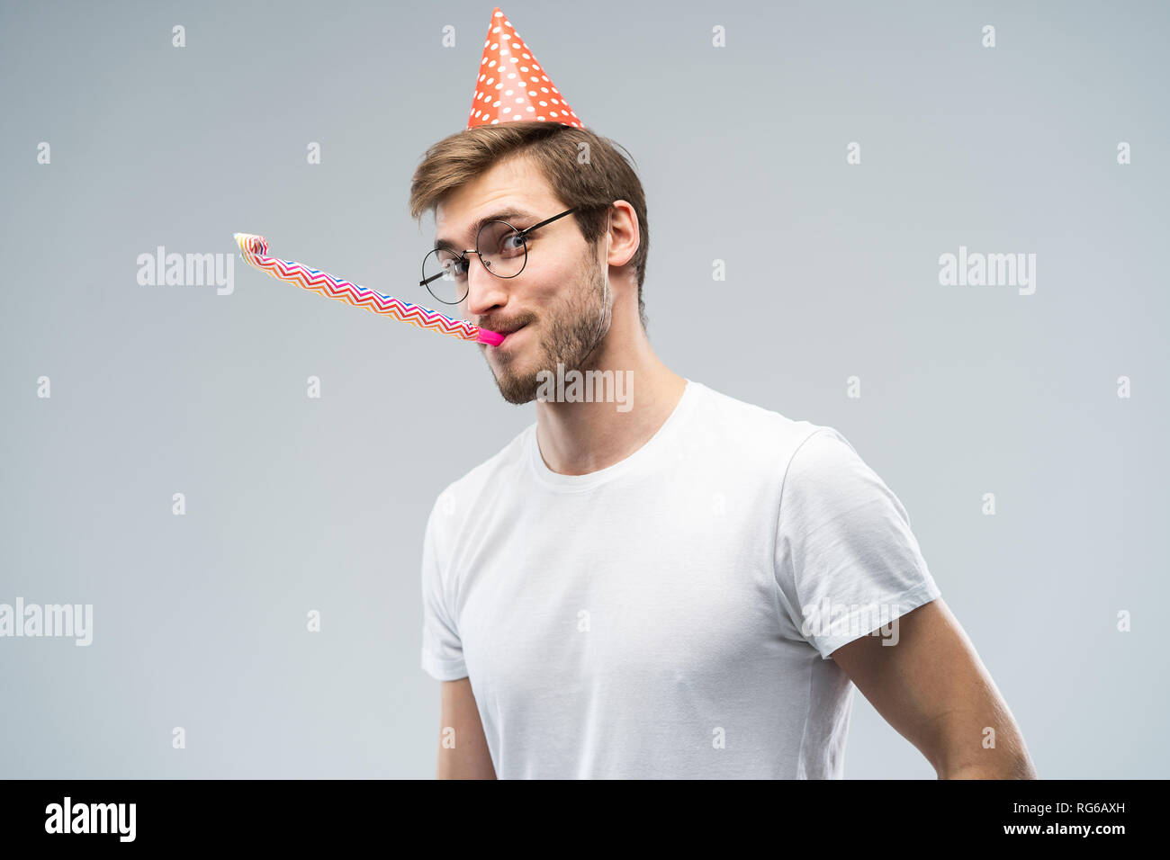 Party blower isolated hi-res stock photography and images - Alamy