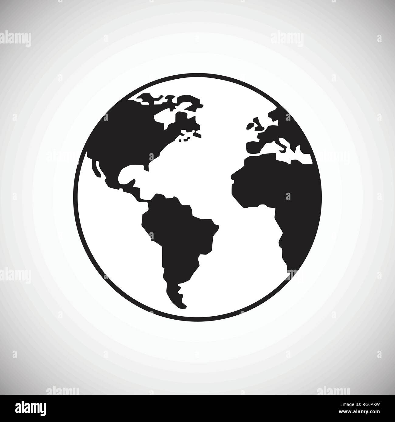 Globe With White Backgrounds Designs