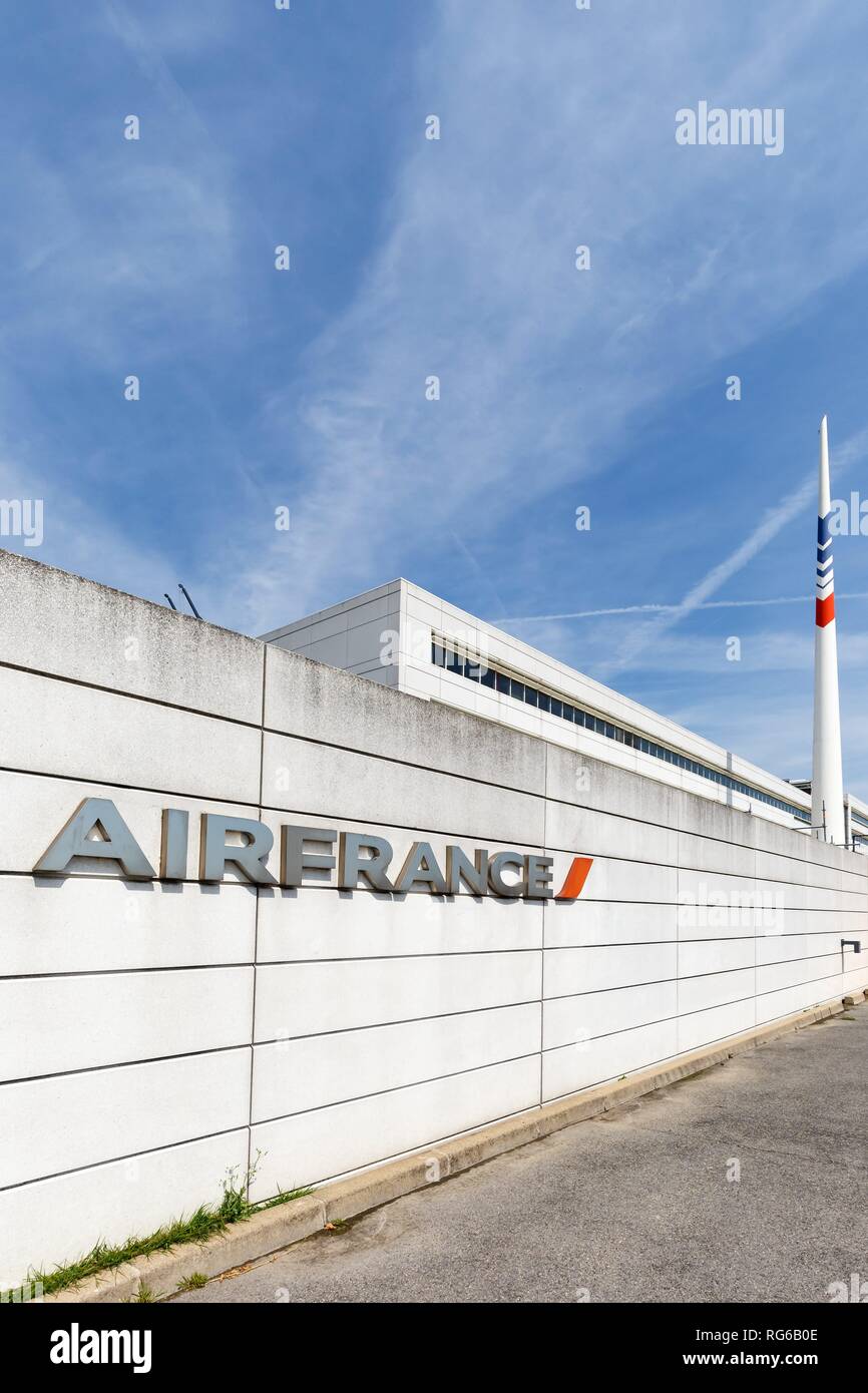 Paris, France - August 16, 2018: Air France headquarters at Paris ...