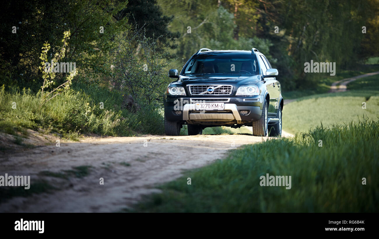 GRODNO, BELARUS - MAY 2015: Volvo XC90 4.4 v8 1st generation restyling ...
