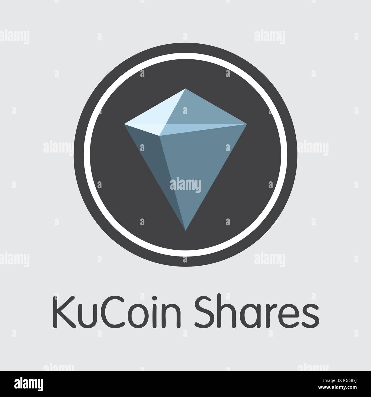 KCS - Kucoin Shares. The Logo of Coin or Market Emblem Stock Vector ...