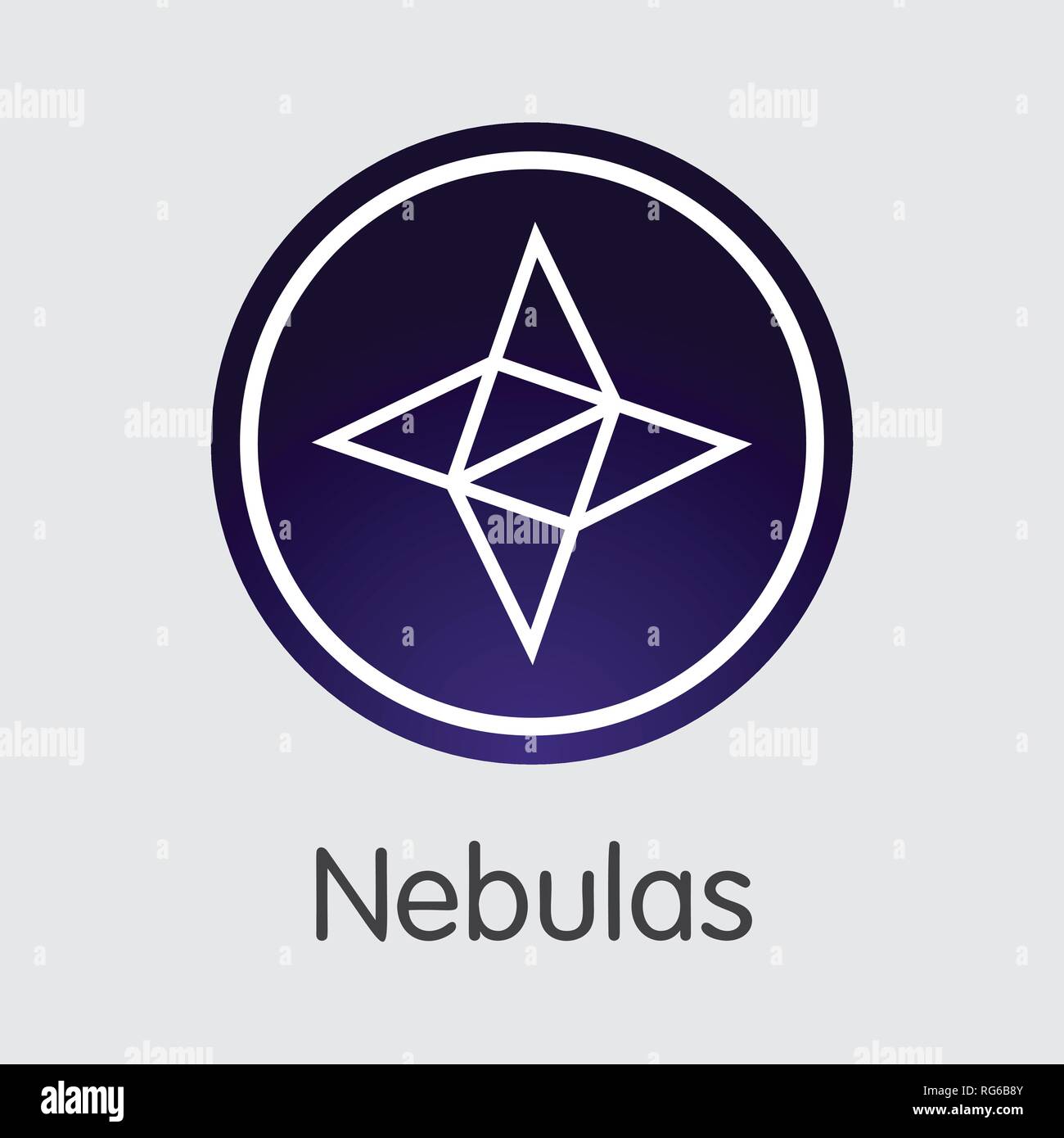 Nebulas token logo Stock Vector Images - Alamy