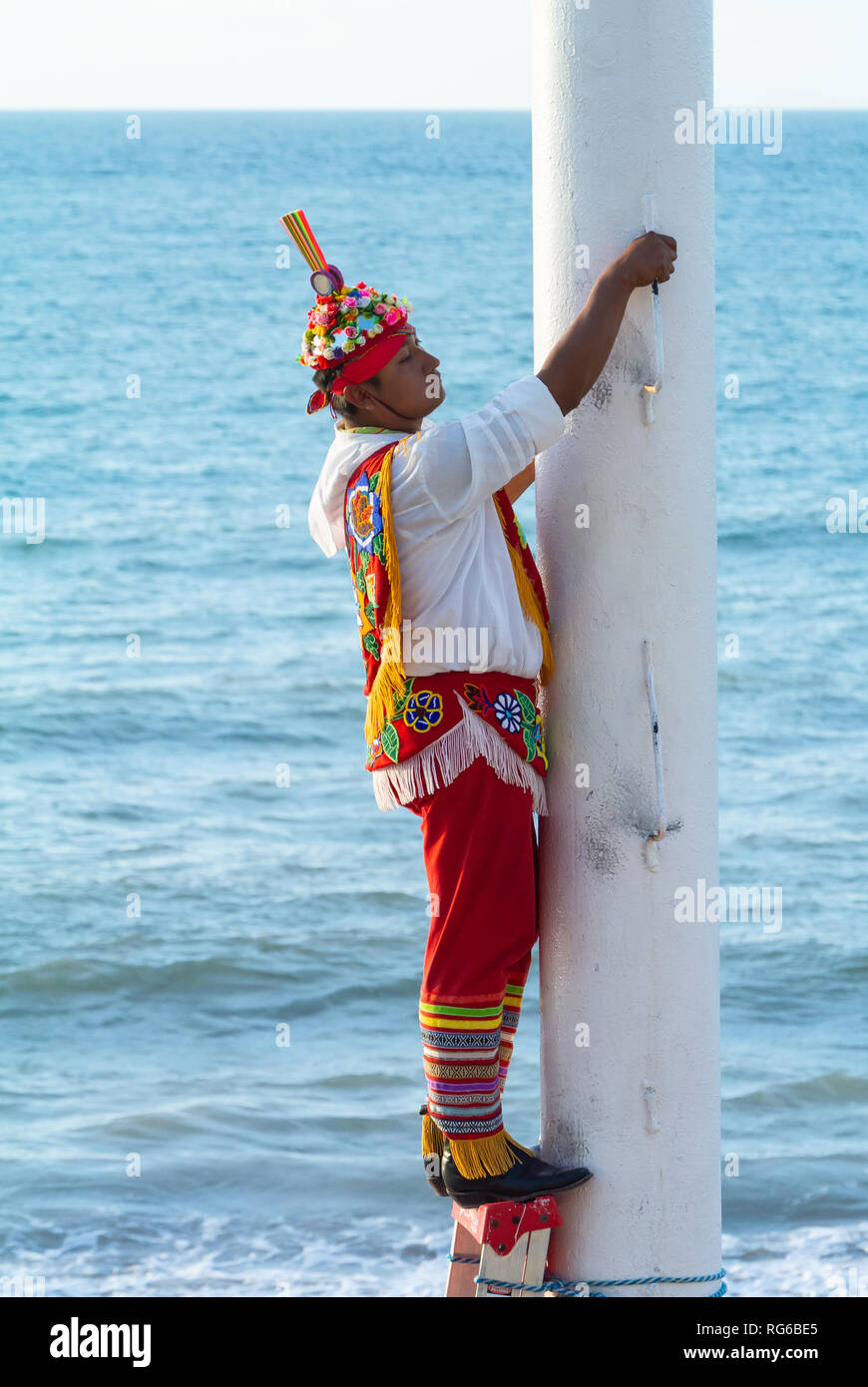 Local men performing Dance of the Flyers, Puerto Vallarta, jalisco ...