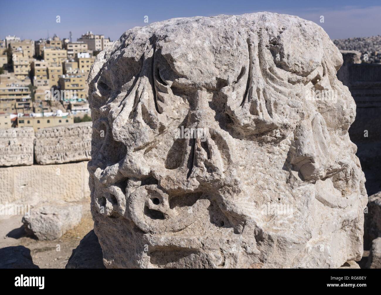 The Jebel al-Qalaa (citadel hill) in Amman offers numerous traces of ...