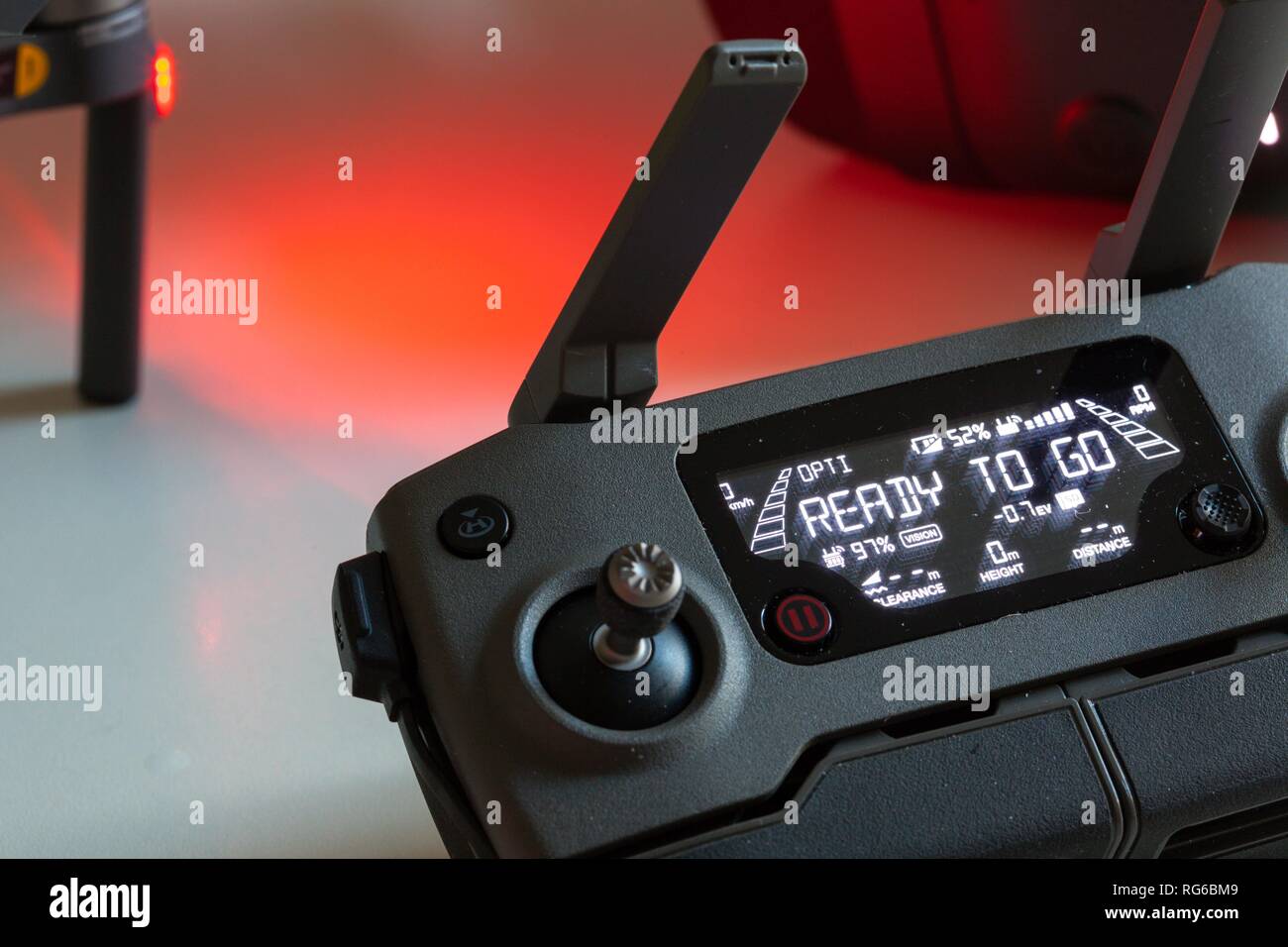 This "Heads up Display" (HuD) serves the visualization of the view of a ...