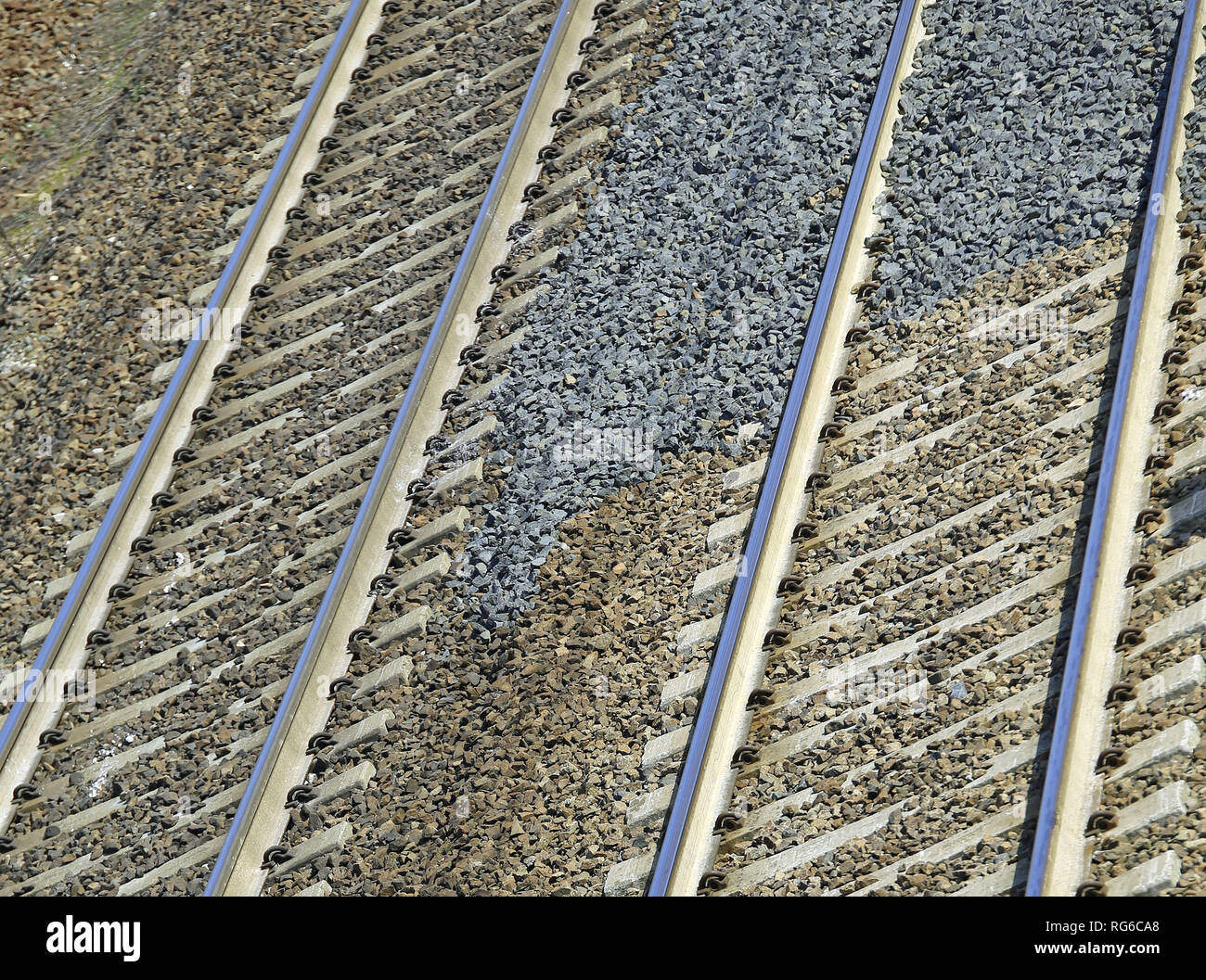 Train tracks background hi-res stock photography and images - Alamy