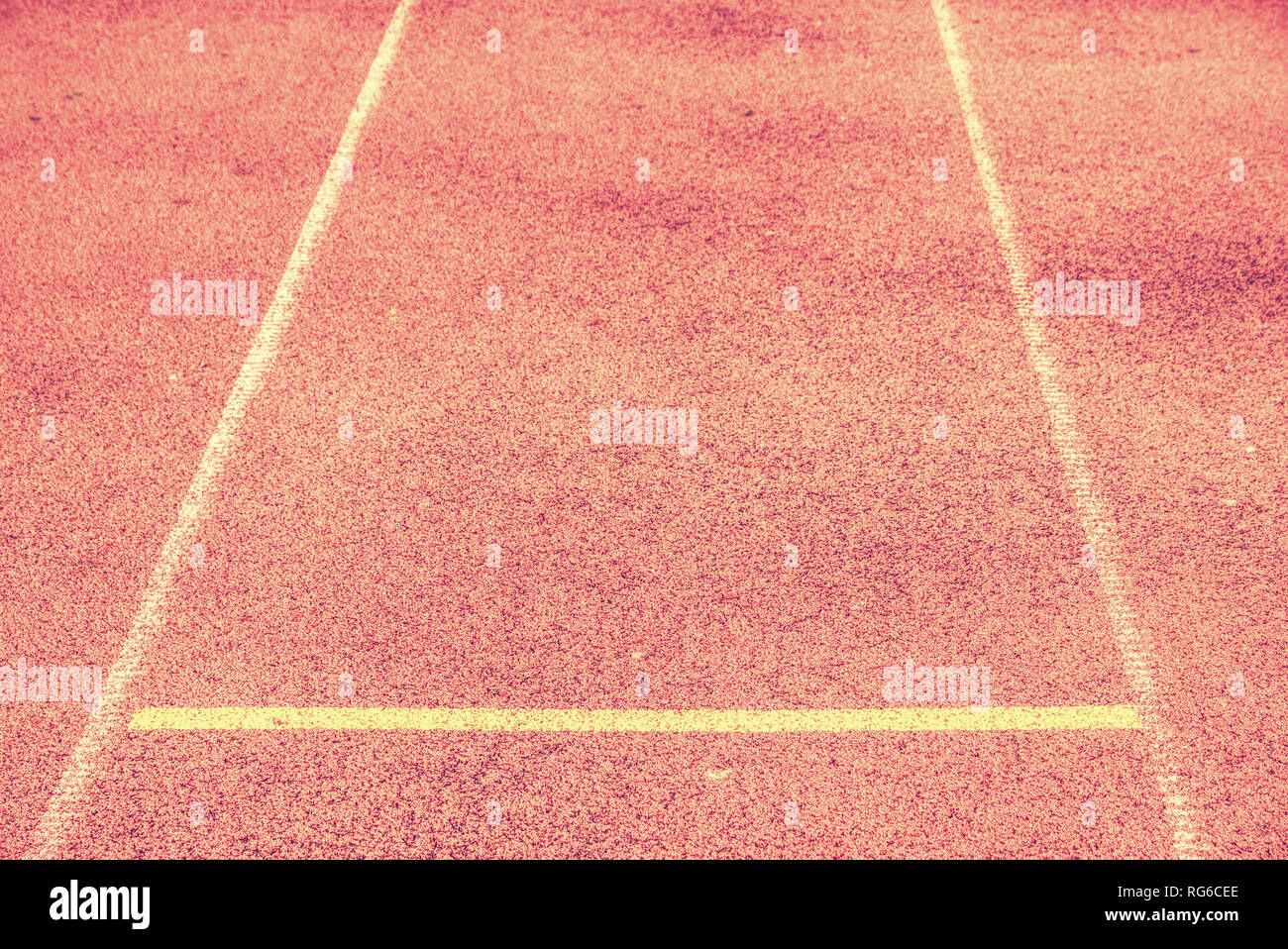 Red running track for athletic competition texture. Race for training ...