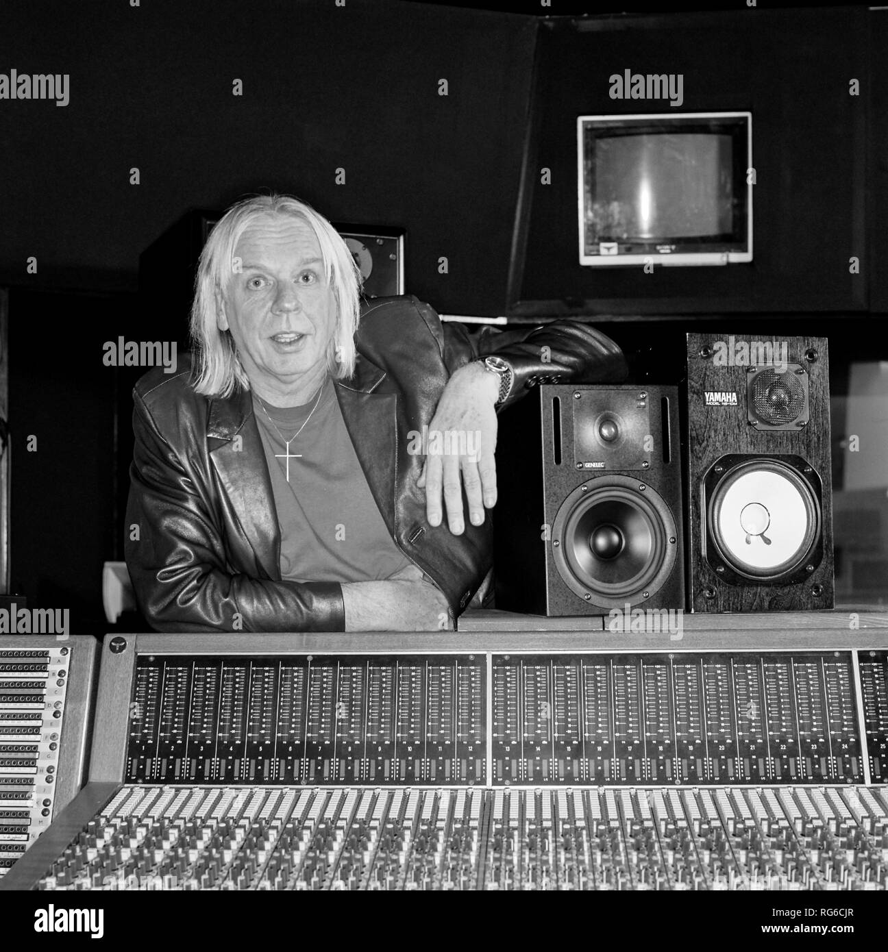 English progressive rock band Black and White Stock Photos & Images - Alamy