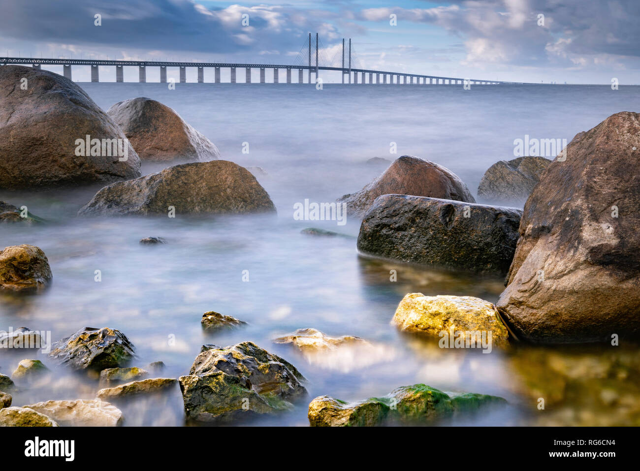 The Oresund Bridge Stock Photo - Alamy