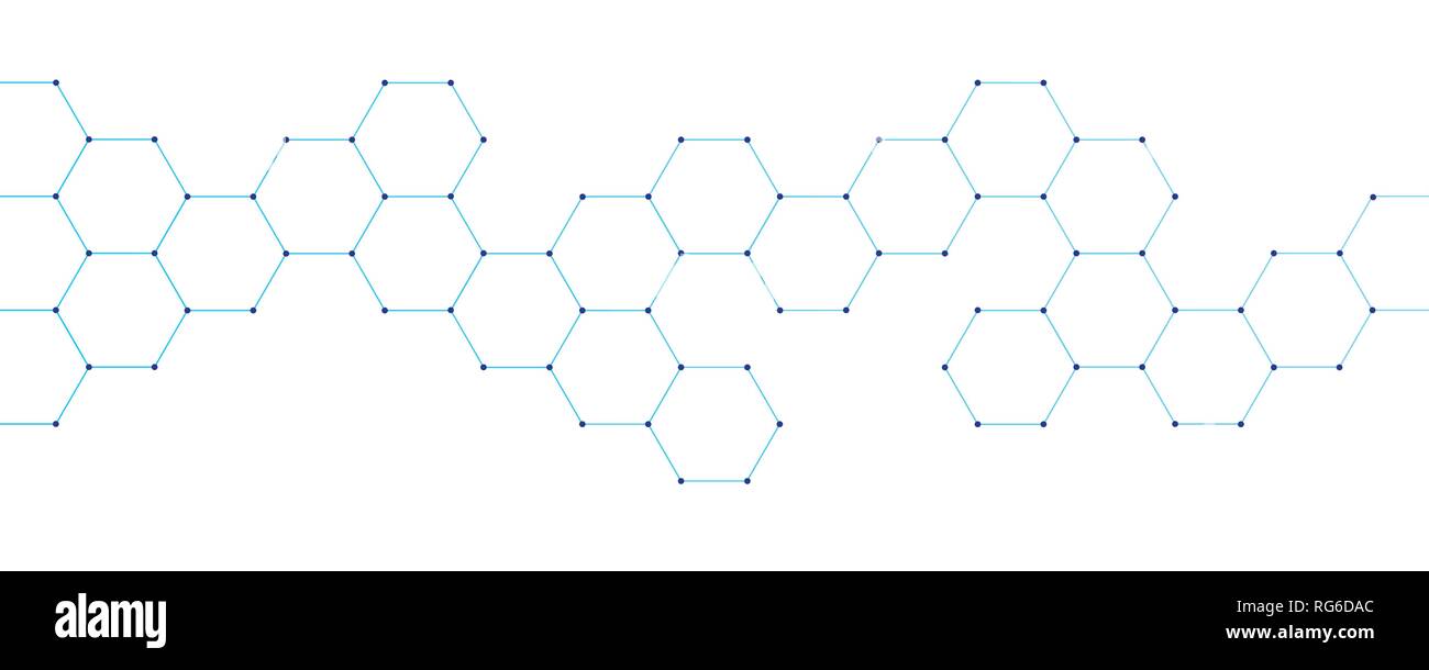 technical honeycomb digital electronics on white background vector ...