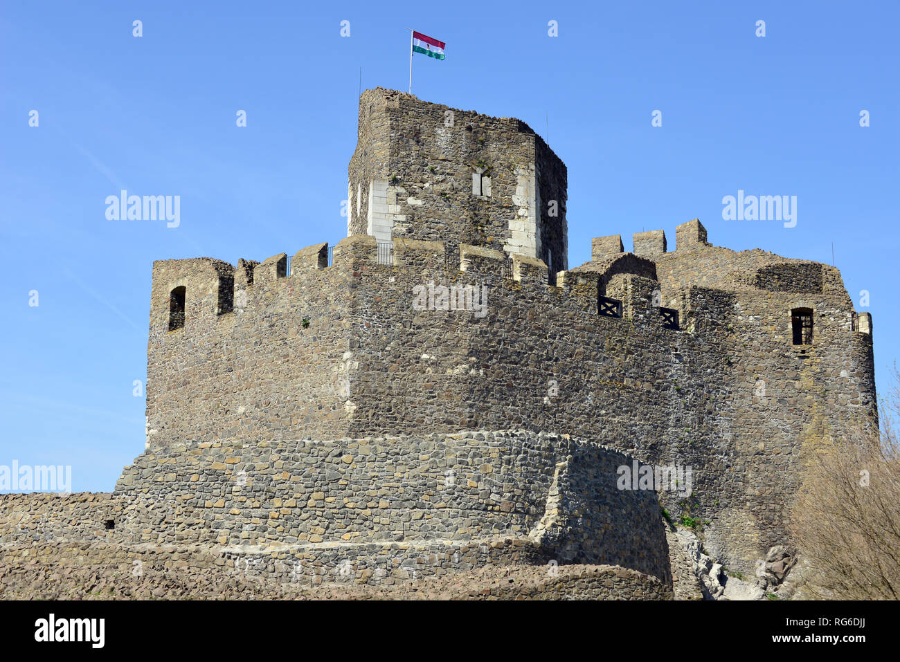 The castle in Holloko, Hungary. A hollókői vár Stock Photo - Alamy
