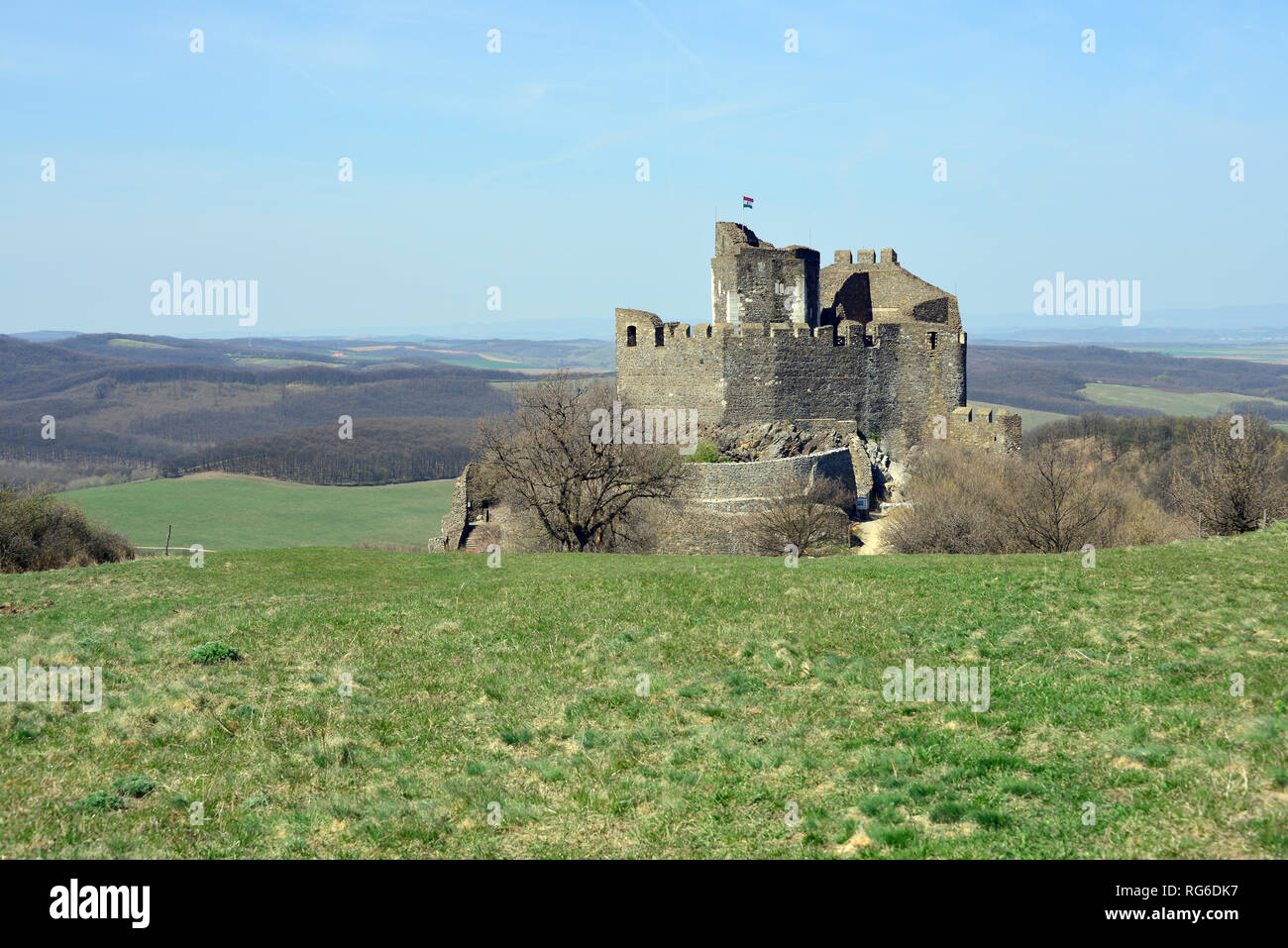 The castle in Holloko, Hungary. A hollókői vár Stock Photo - Alamy