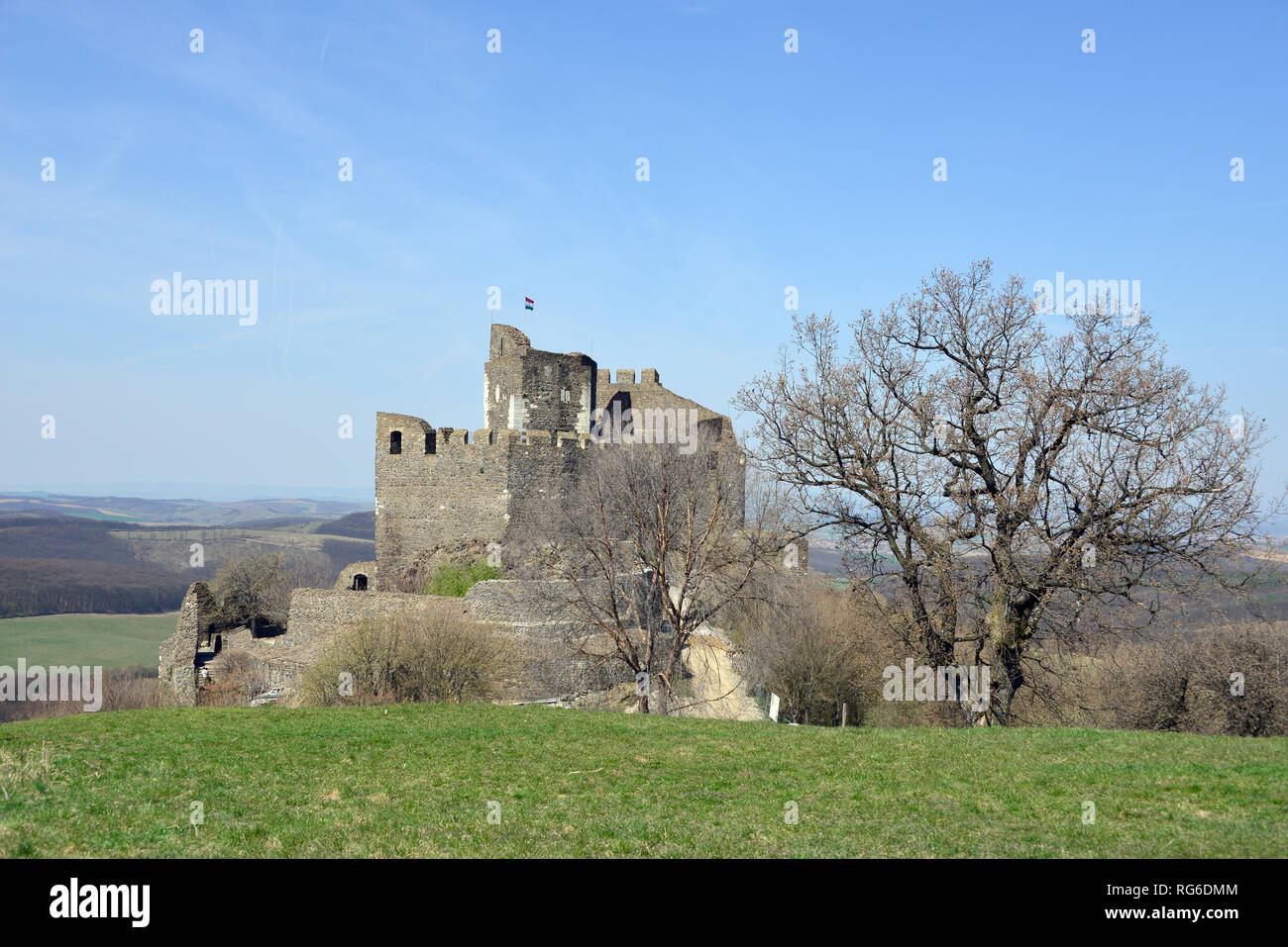 The castle in Holloko, Hungary. A hollókői vár Stock Photo - Alamy