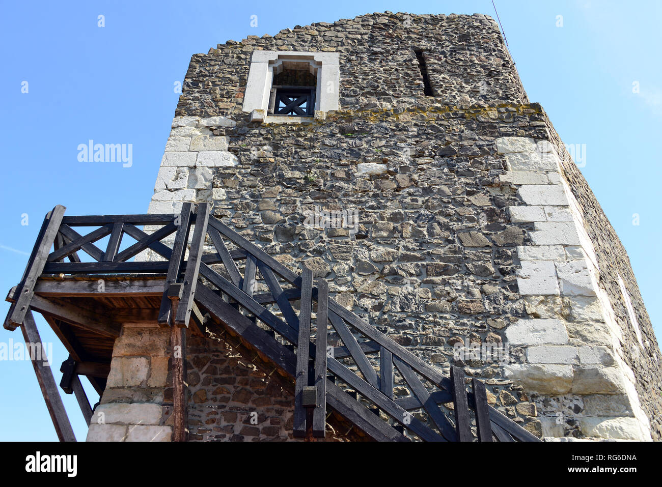 The castle in Holloko, Hungary. A hollókői vár Stock Photo - Alamy