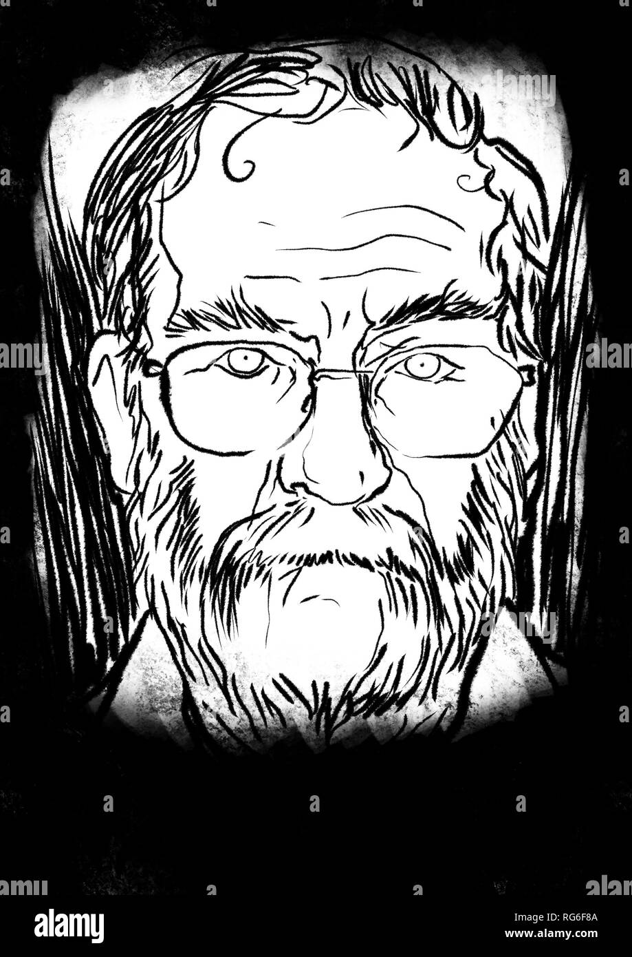 Man Serial Killer Knife Black and White Stock Photos & Images - Alamy