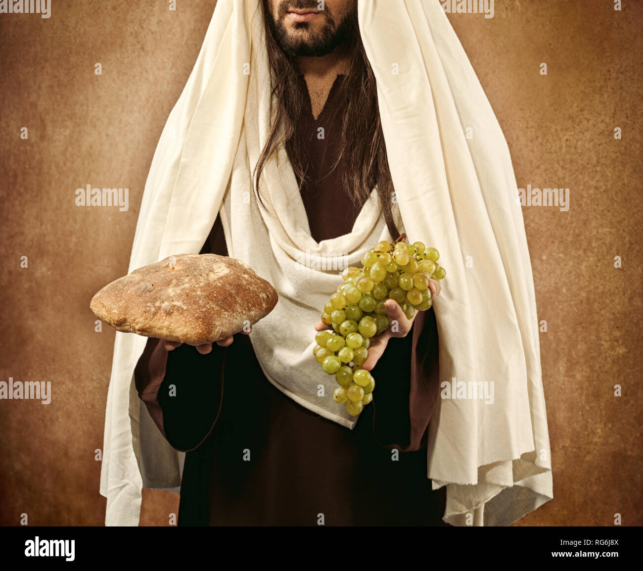 Jesus gives the our father hi-res stock photography and images - Alamy
