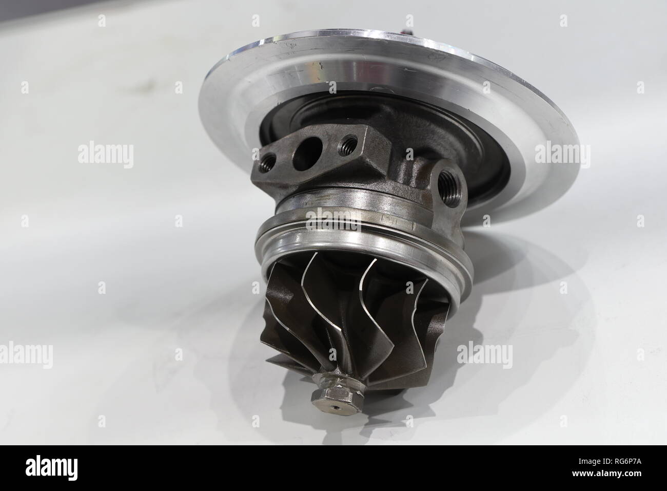 Turbo charger component parts for diesel engine ; made from iron ...